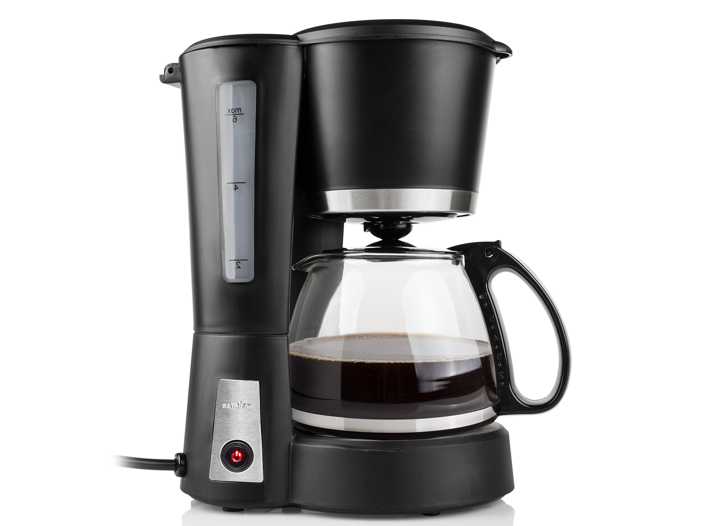 Macchina da caffè filtro per 6 tazze campeggio adatta caraffa in vetro 0,6 litri