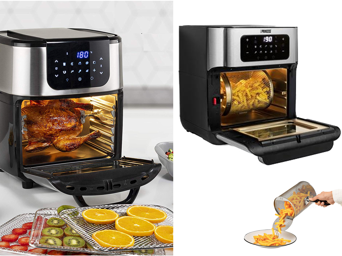 Friggitrice ad aria calda GOURMET a basso contenuto calorico XXL a basso contenuto di grassi friggitrice con poco olio