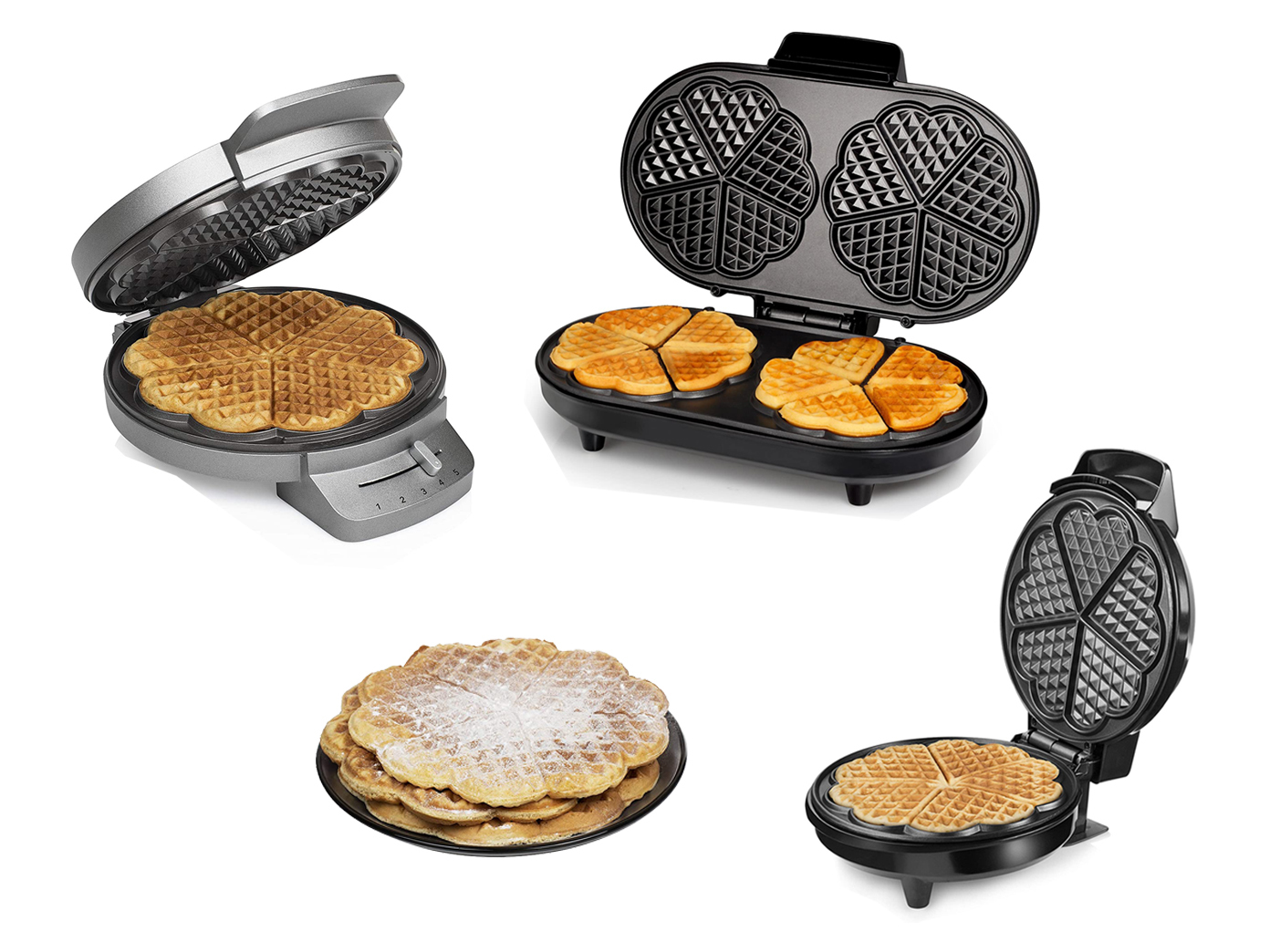 Piastra per cialde per cuori sottilissimi panettiere cialde dispositivo da forno cialde produttore di cialde