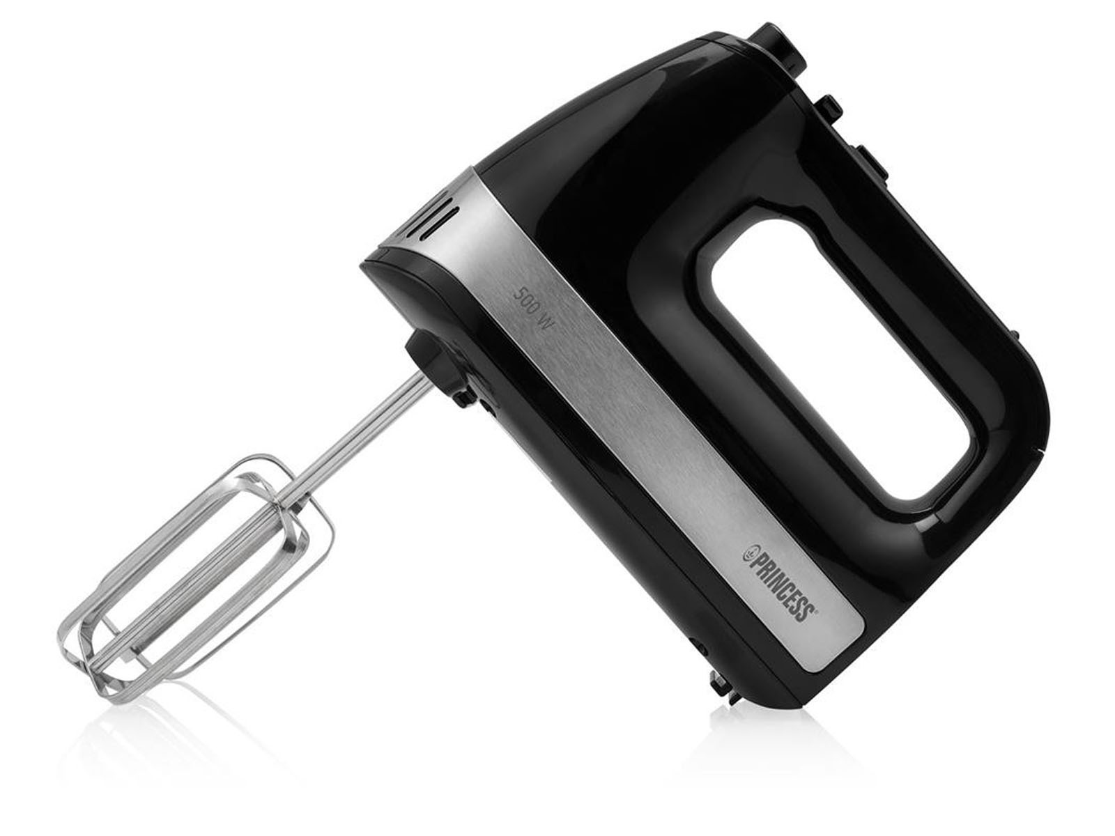 Agitatore manuale Turbo 500 Watt nero con acciaio inox - gancio impastabile lavastoviglie